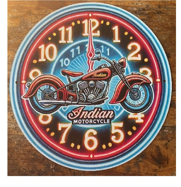 P131 Vintage Indian Motorcycle Metal Sign – Economy Truck Seats Store