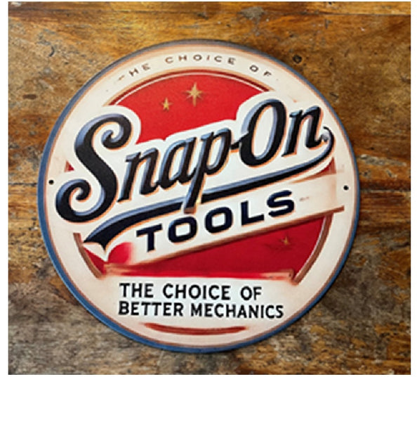 P154 Snap On Tools Metal Sign – Economy Truck Seats Store