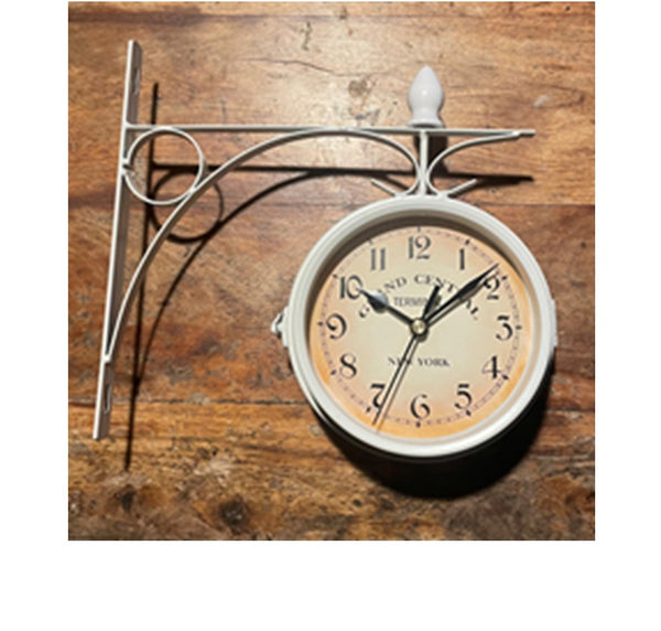 P197 Wall Mounted Two Faced Clock Grand Central New York – Economy ...