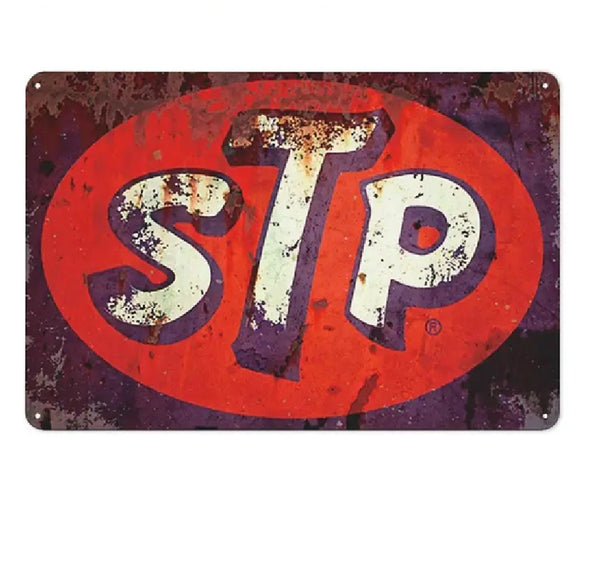 P91 Vintage STP Motor Oil Metal sign – Economy Truck Seats Store